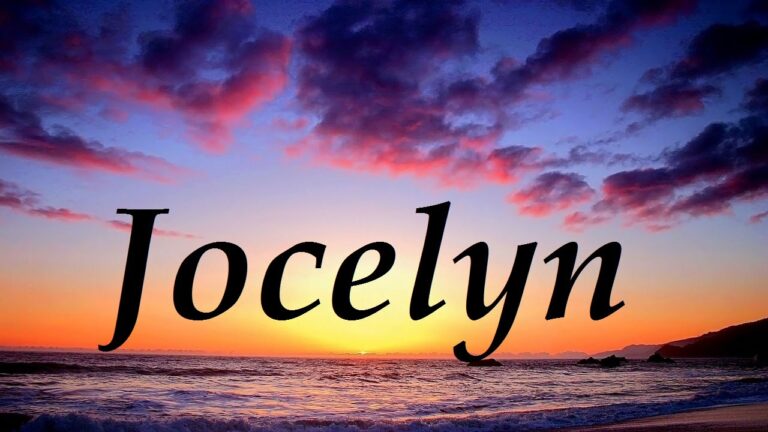Descubre el significado profundo del nombre Jocelyn en la Biblia: una ...