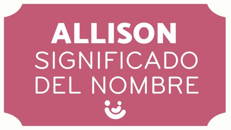 Descubre el fascinante origen y significado del nombre Allison: Una ...