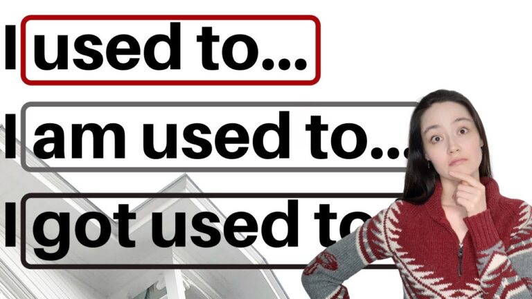 Conoce todo sobre 'used to', 'be used to' y 'get used to': Guía ...